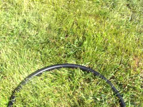 How to wrap up a garden hose - YouTube