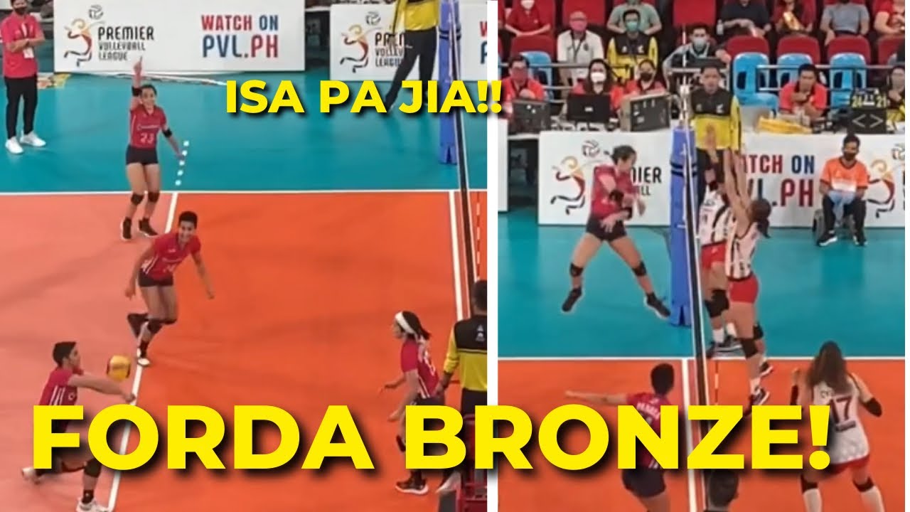 Jema Galanza’s winning point for the bronze! PVL Reinforced Conference ...