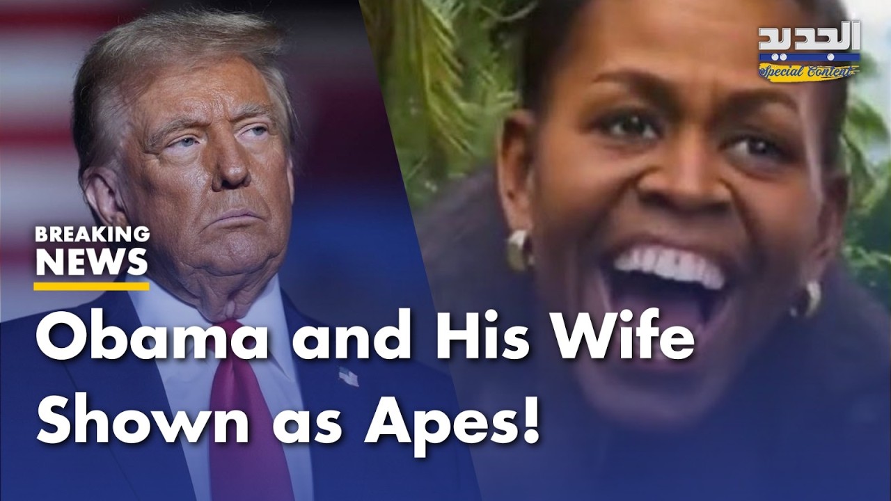 Obama and His Wife Depicted as Apes! .. Trump Video Sparks Outrage ...