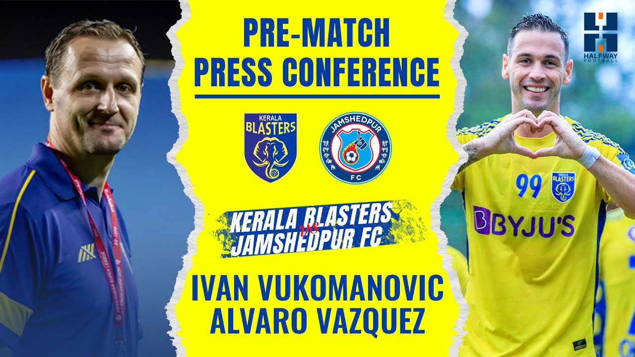 Ivan Vukomanovic and Alvaro Vazquez | KBFC vs JFC | Pre-match Press ...