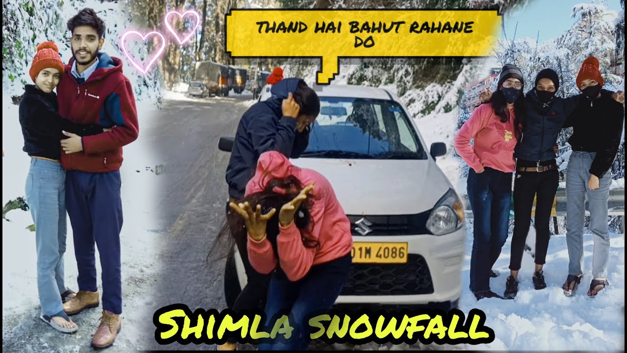 Heavy Snowfall Shimla 2022 / baraf ka asali Maja ️ full on masti 😄 ...
