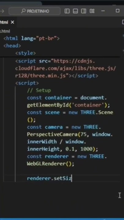 HTML | PROJETO MISTERIOSO ~ PARTE 2 ....#dev #html #javascript #css #codar #ide #shorts # ...