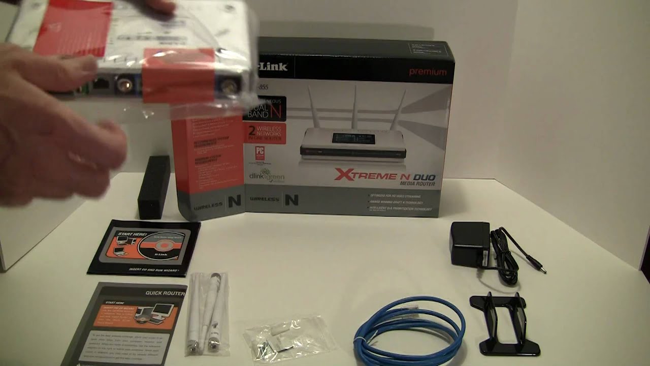 D-Link DIR-855 Unboxing (DivX HD 1080p Upload) - YouTube