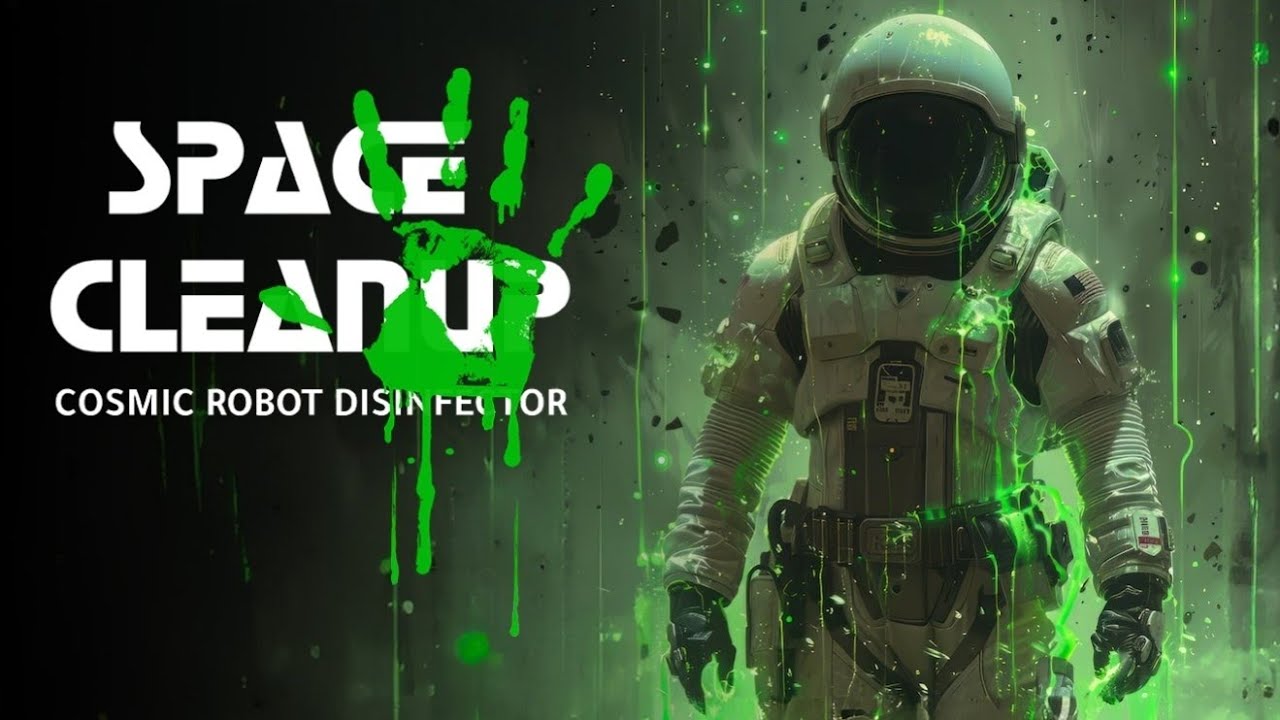 Space Cleanup: Cosmic Robot Disinfector Full Game - YouTube