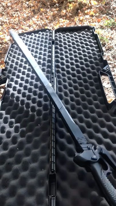 Messing around with a sword #airsoft - YouTube