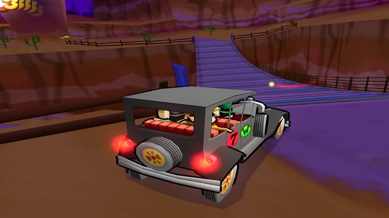 Wacky Races: Starring Dastardly and Muttley PS2/PCSX2 Gameplay 4K 60 ...