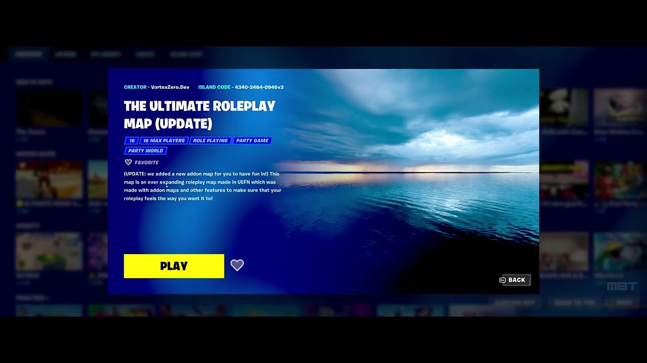 [TUTORIAL] FORTNITE The Ultimate Roleplay Map UPDATE - ISLAND CODE ...