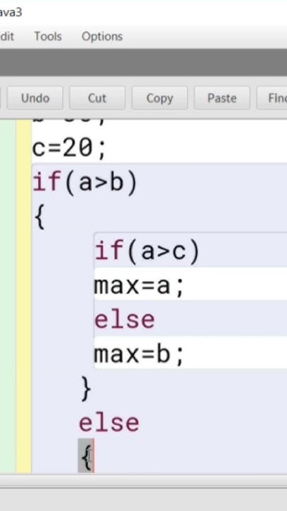 #java #icse #tenth #icsetenthjava Decision Making #IfStatement ifelsestatementwap (max from ...