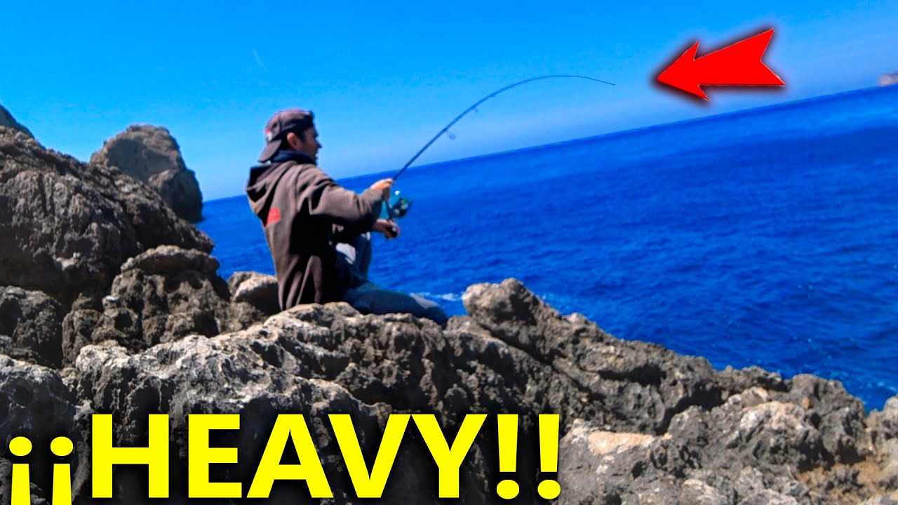 SPINNING HEAVY con CEBO NATURAL... 3 STRIKES casi seguidos tiioo ...