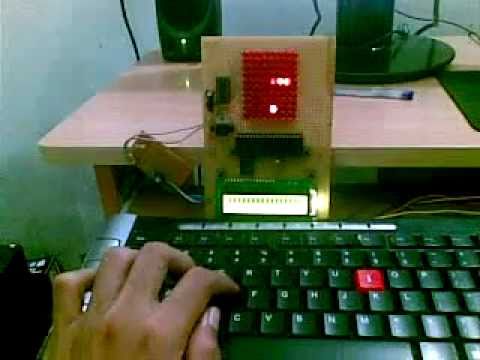 LED DOT MATRIX SNAKE GAME - YouTube