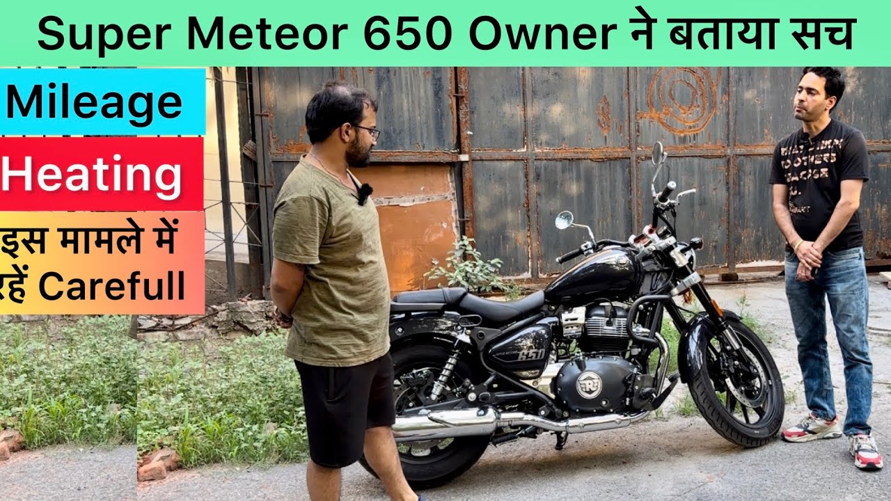 Super Meteor 650 Owner Review | Mileage,Heating,Pros,Cons - YouTube