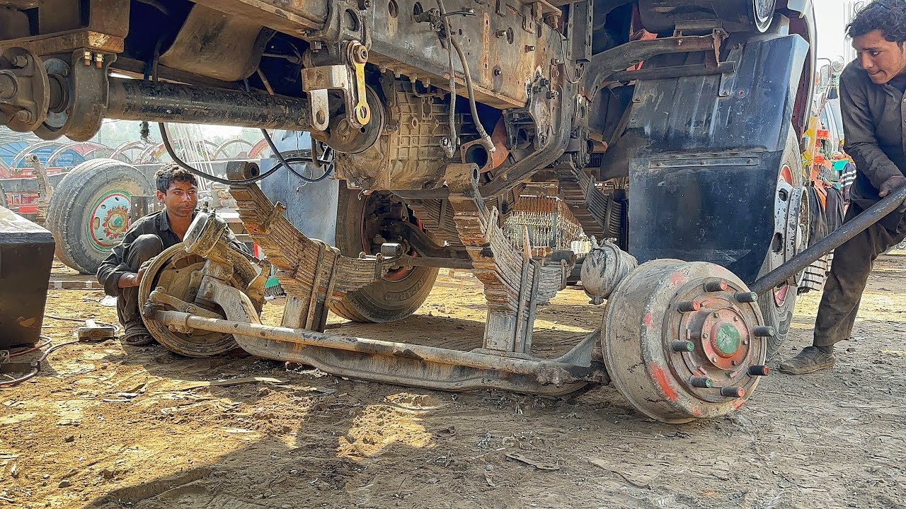 How Extra Wheel Add On Truck Simple Technique - YouTube