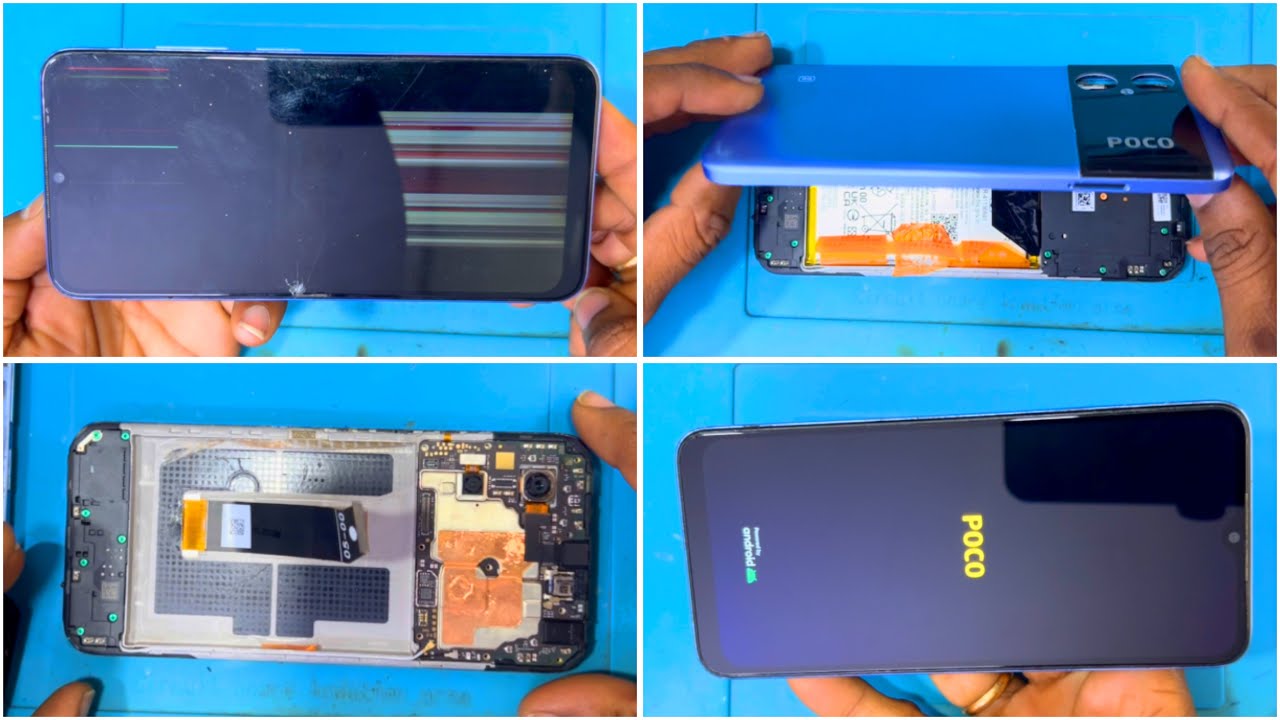 Poco m4 5g display change / poco m4 5g disassembly / poco m4 5g display ...