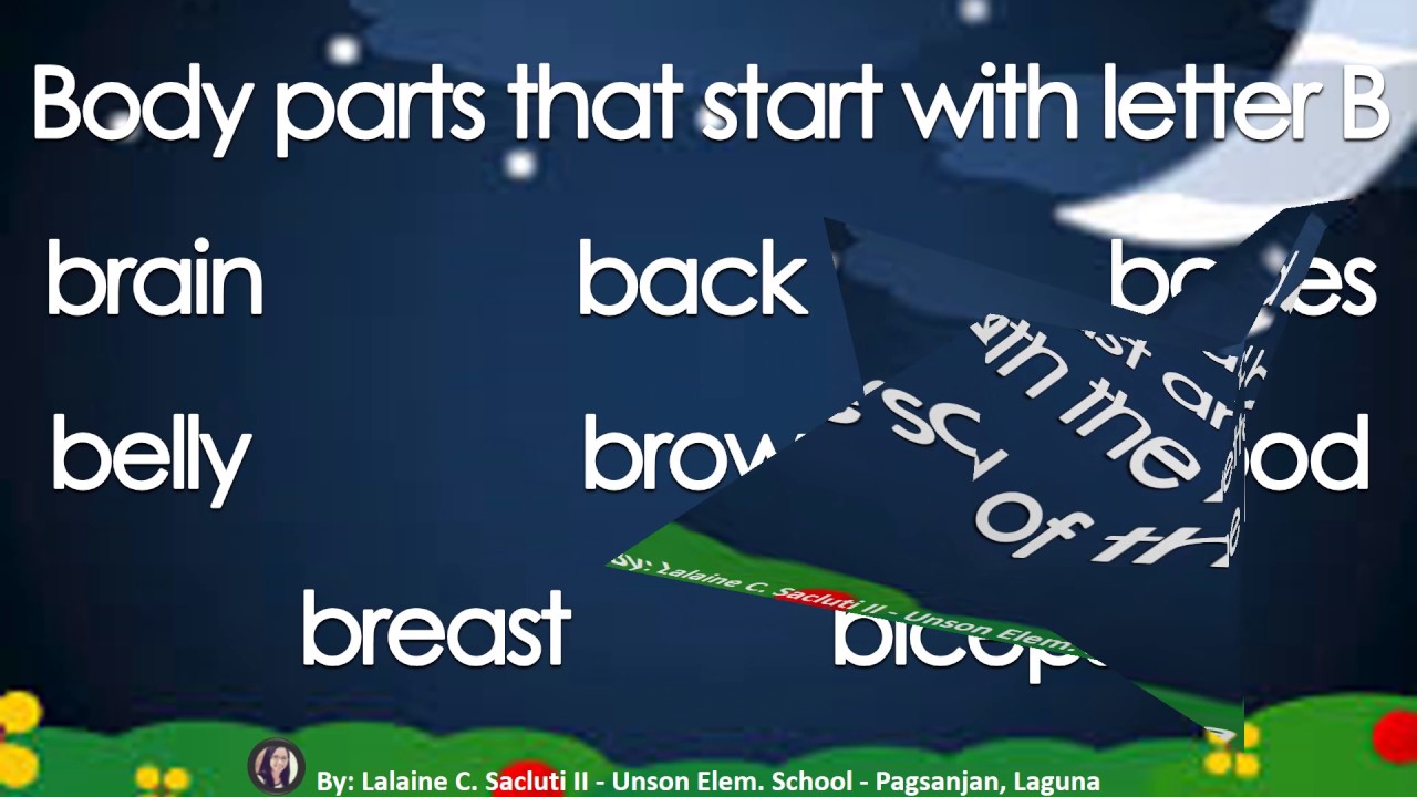 Unit 1 Lesson 32 My Body and the Letter B - YouTube