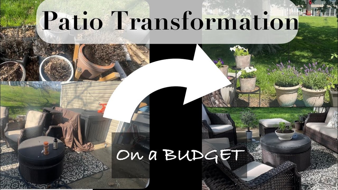 PATIO MAKEOVER 2024 || RENTAL & BUDGET FRIENDLY 🌻 - YouTube