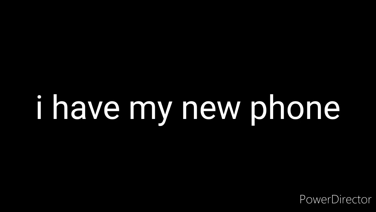 I have my new phone - YouTube