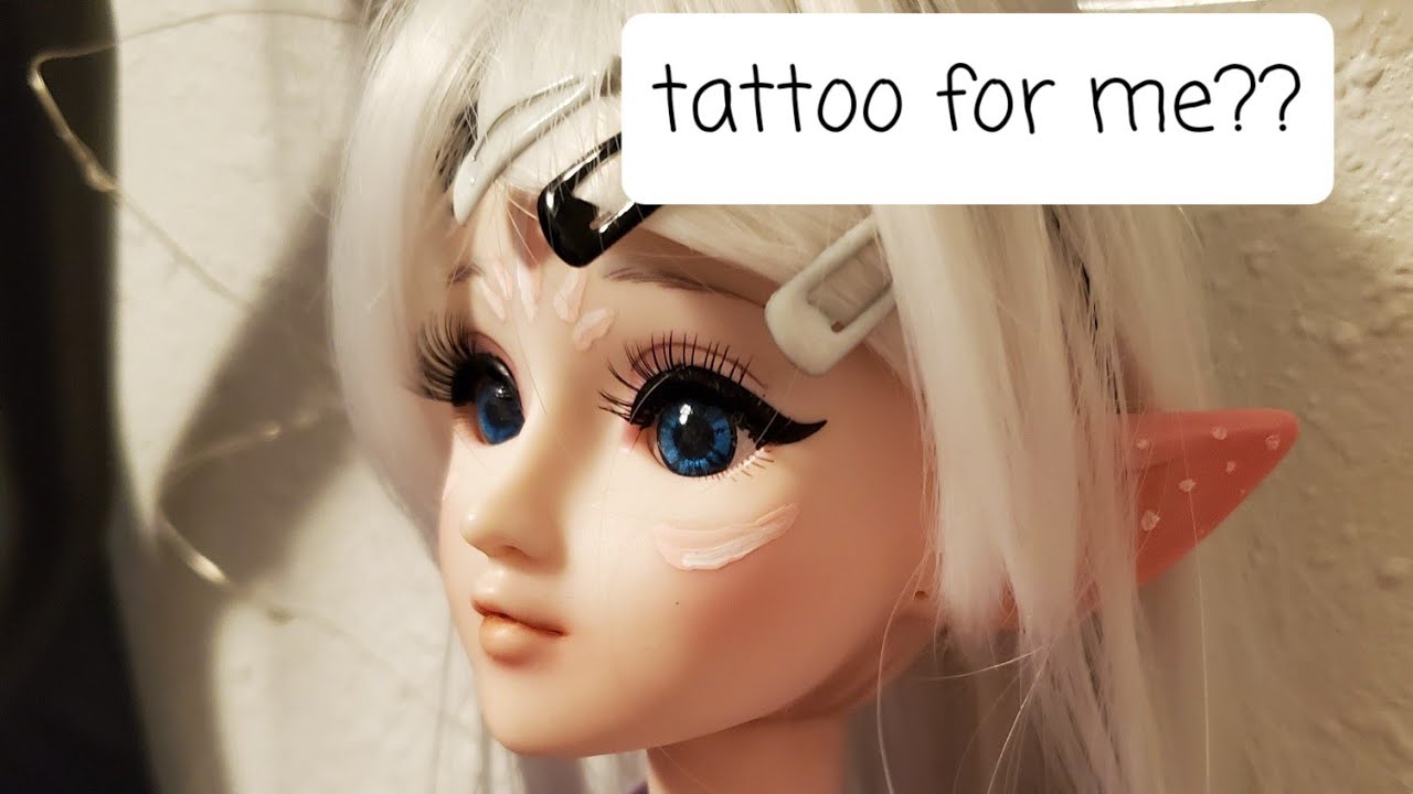 BJD tattoos | DIY BJD - YouTube