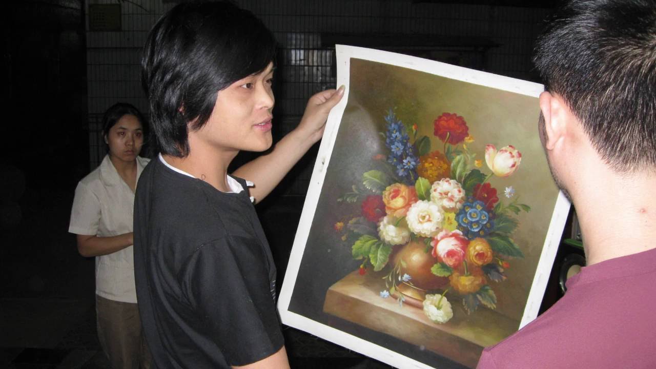 Dafen Village, Shenzhen, China - OIL PAINTINGS - YouTube