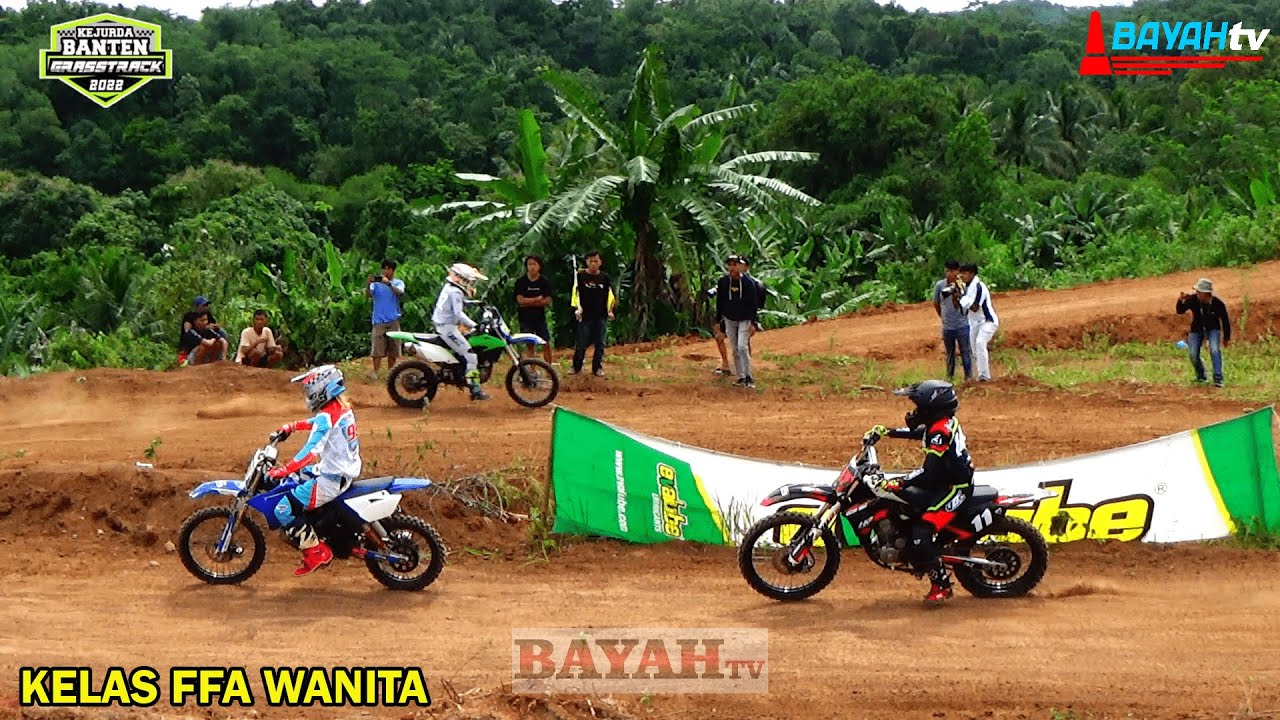 KELAS FFA WANITA | KEJURDA BANTEN GRASSTRACK SERI 3 DI SIRKUIT PASIR ...