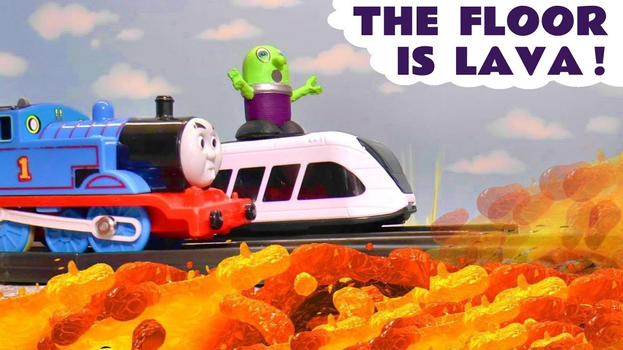 Funlings The Floor Is Lava Story With Thomas The Train - YouTube