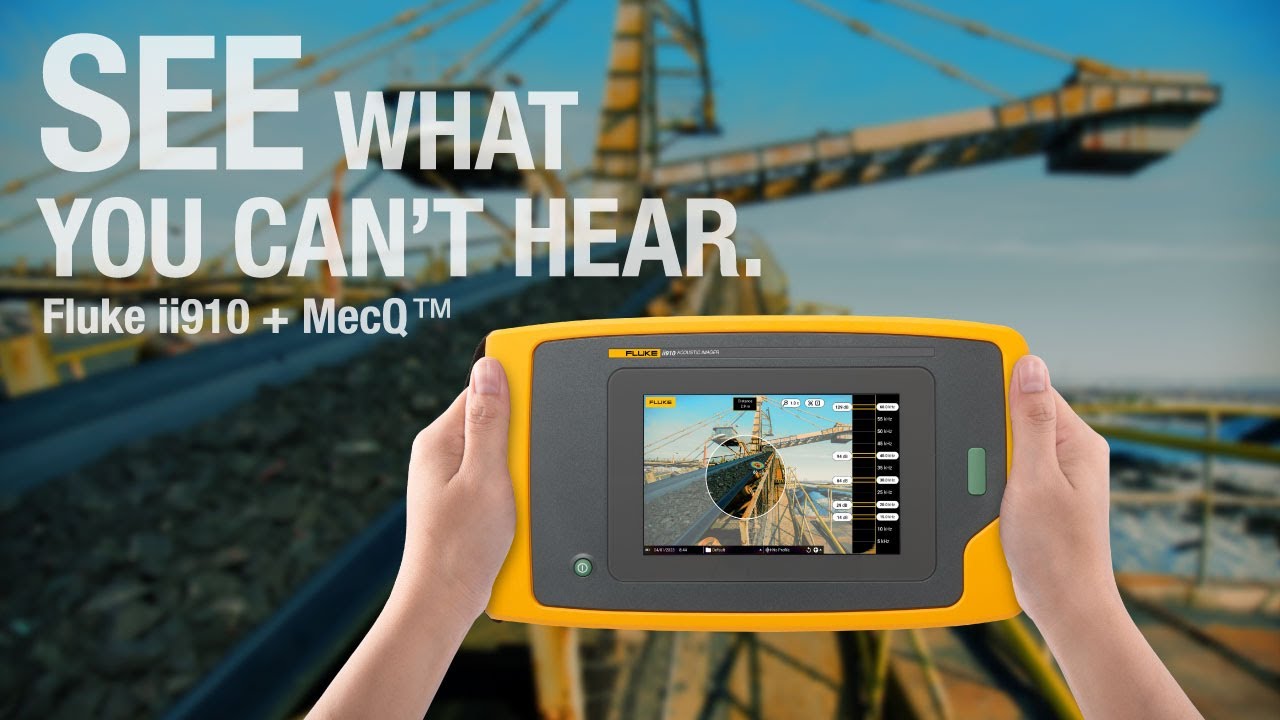 Fluke ii910 Precision Acoustic Imager with MecQ Mode - YouTube