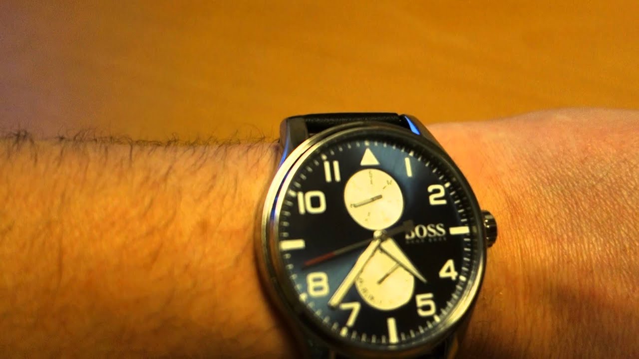 Hugo Boss Mens Clock 1513084! - YouTube