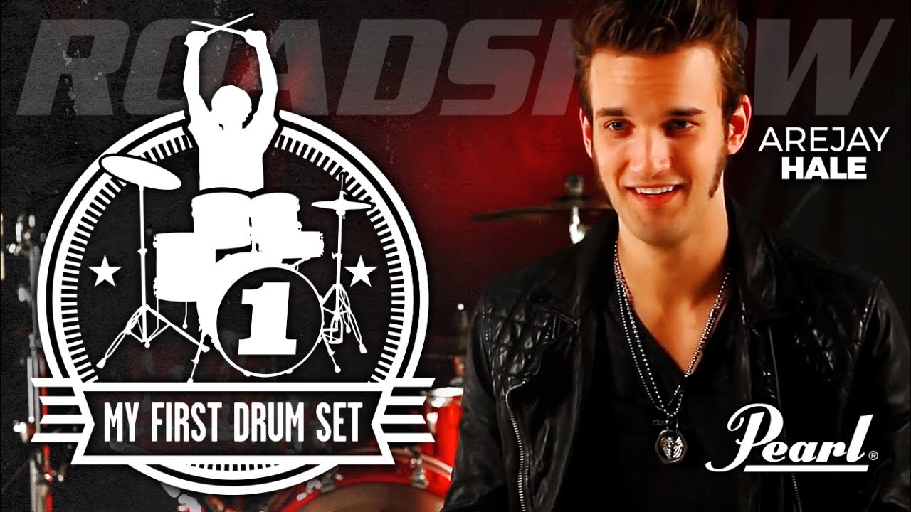 My First Drumset: AREJAY HALE of Halestorm - YouTube