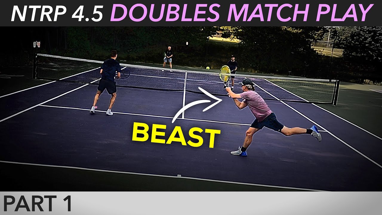 My Partner is a BEAST - NTRP 4.5 Doubles Match (Part 1) - YouTube