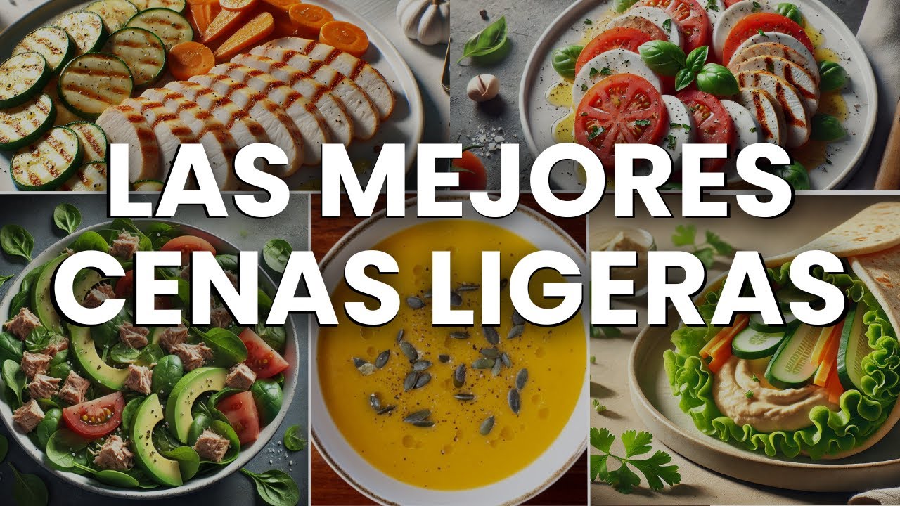 Cenas Ligeras para Bajar Peso sin Pasar Hambre 🥗 (Rápidas y fáciles ...
