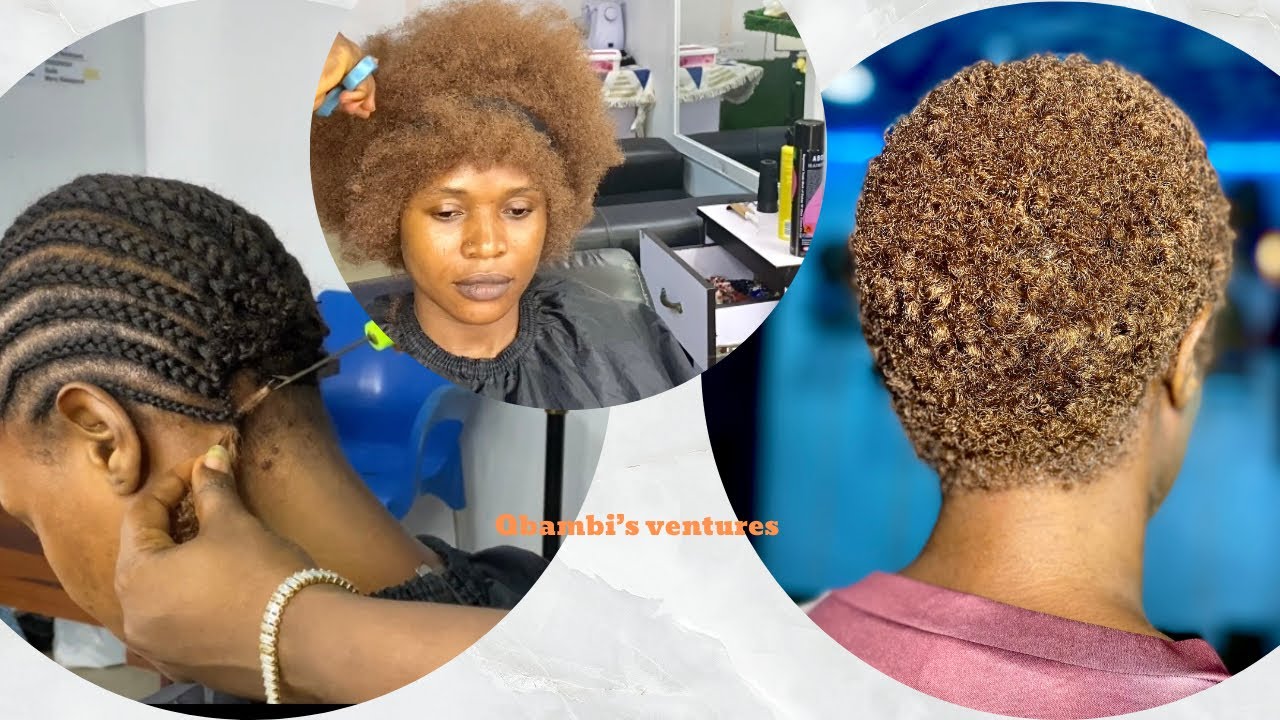 Latest hair style/ Low cut / crochet with kinky / 😳Detailed for ...