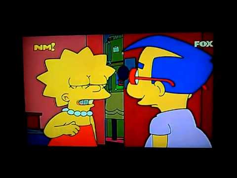 Los simpson (milhouse y lisa parte 1) - YouTube