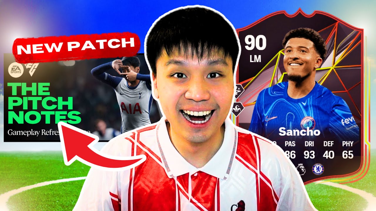 ลองเล่น PATCH ใหม่กับรางวัล LV.35 Jadon Sancho!!😱 - YouTube