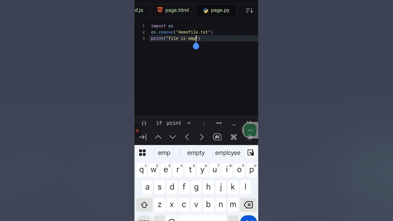 Python Delete File #shorts #python #delete #file#import #remove #print #coding #programming # ...