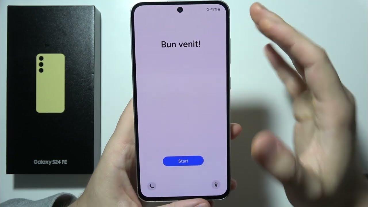 Samsung S24 FE: How to First Set Up - Step by Step - YouTube