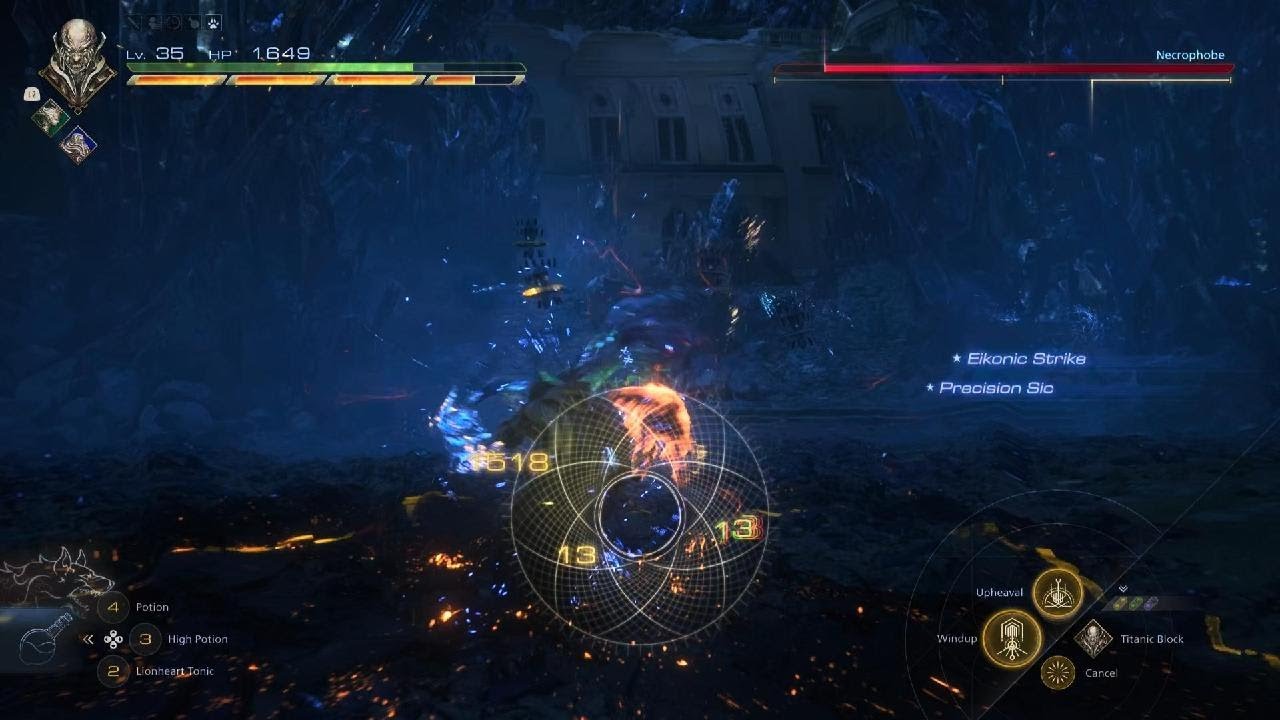 FINAL FANTASY XVI almost no heal - YouTube