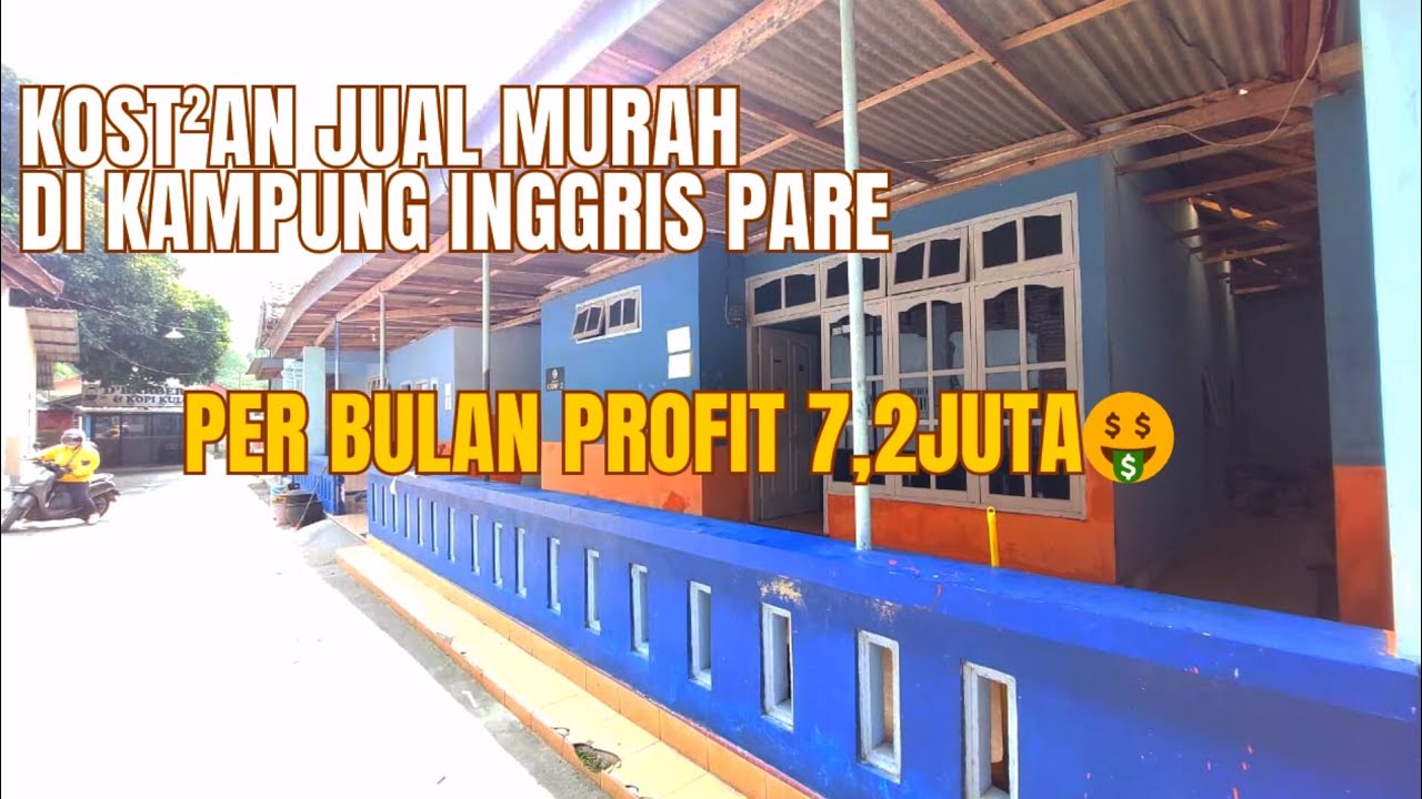 (TERJUAL)RUMAH KOST 13PINTU DI JUAL LOKASI KAMPUNG INGGRIS PARE - YouTube