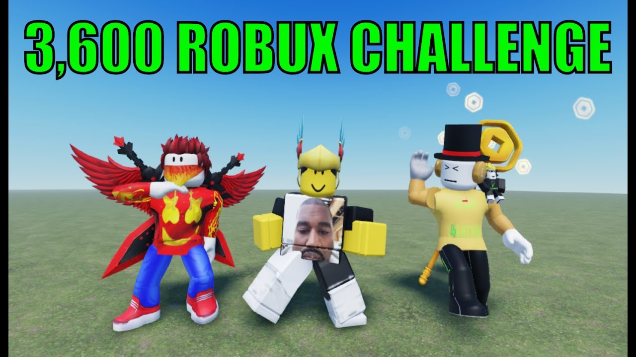 Epic Roblox Challenge for 3,600 Robux! - YouTube