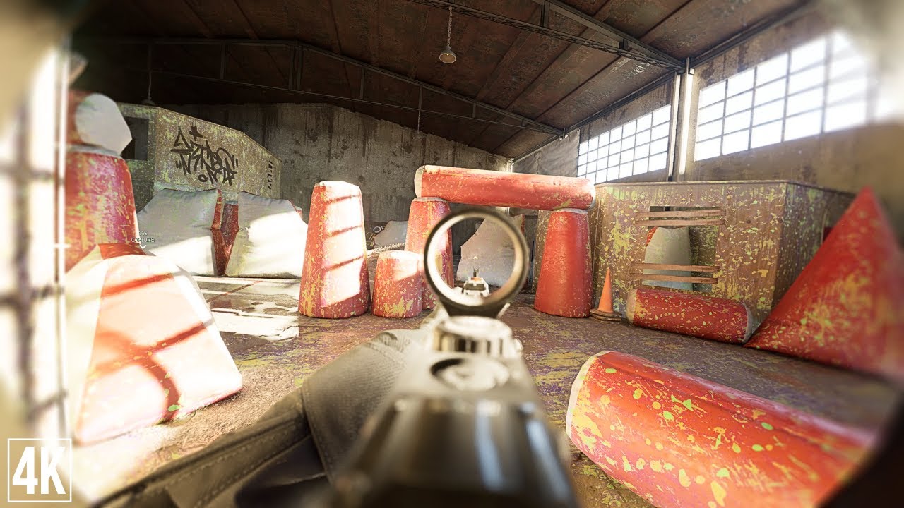 BODY CAM NEW MAP PAINTBALL UNREAL ENGINE 5 HARD POINT 4K REALISTIC ...