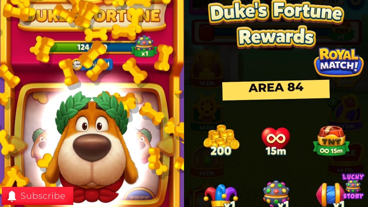 Royal Match Game Duke's Fortune Area 84 | Royal Match #royalmatch # ...