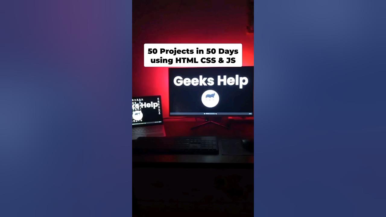 馃挜 50 Projects In 50 Days Html Css And Javascript 馃敟 Ytshorts Coding Html Css Javascript