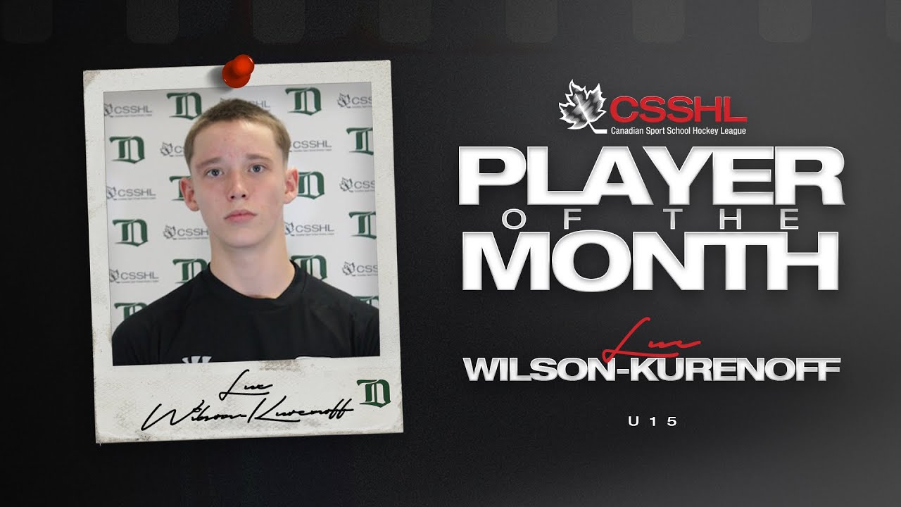 Luc Wilson-Kurenoff | U15 November Player of the Month - YouTube
