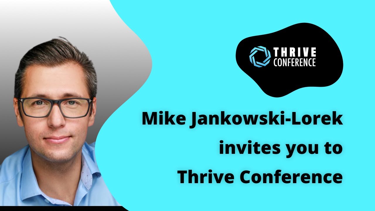 Cybersecurity expert Mike Jankowski-Lorek invites you to Thrive ...