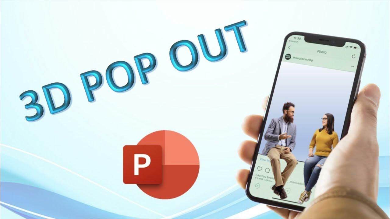 How to Create An Image Pop Out Effect in PowerPoint | Pop Out Photo Caption Animation in ...