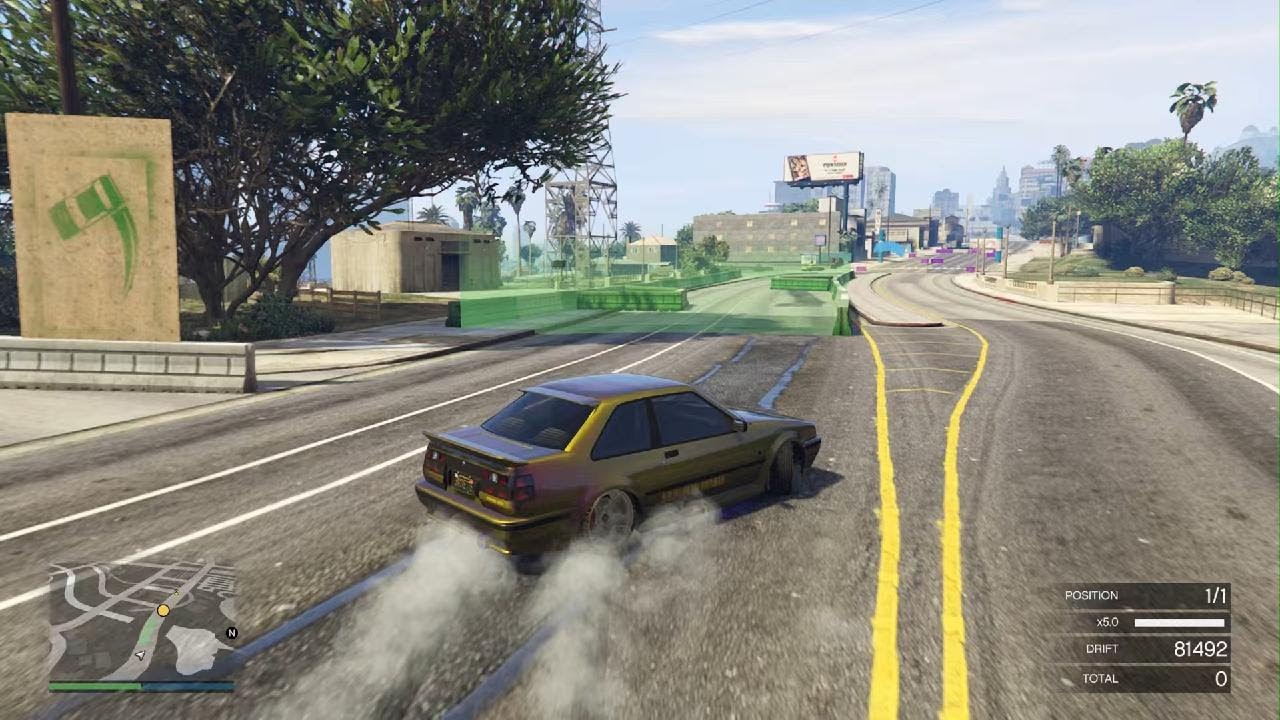 GTA Binary-Vette Drift Futo - YouTube