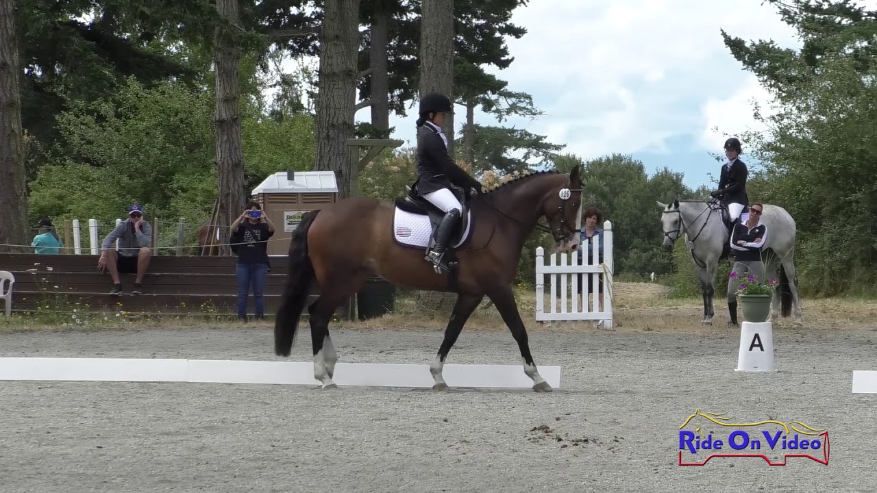 126D Adele Wong on Raffetouille JR/YR Preliminary Dressage Whidbey ...
