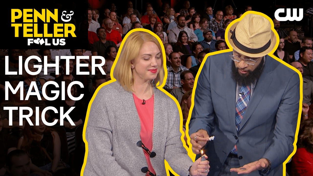 Magician Performs Lighter Magic Trick | Penn & Teller: Fool Us | The CW ...