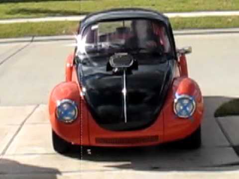 Taking my 383 V8 Bug for a spin - V8 VW Volkswagen Beetle Project - YouTube