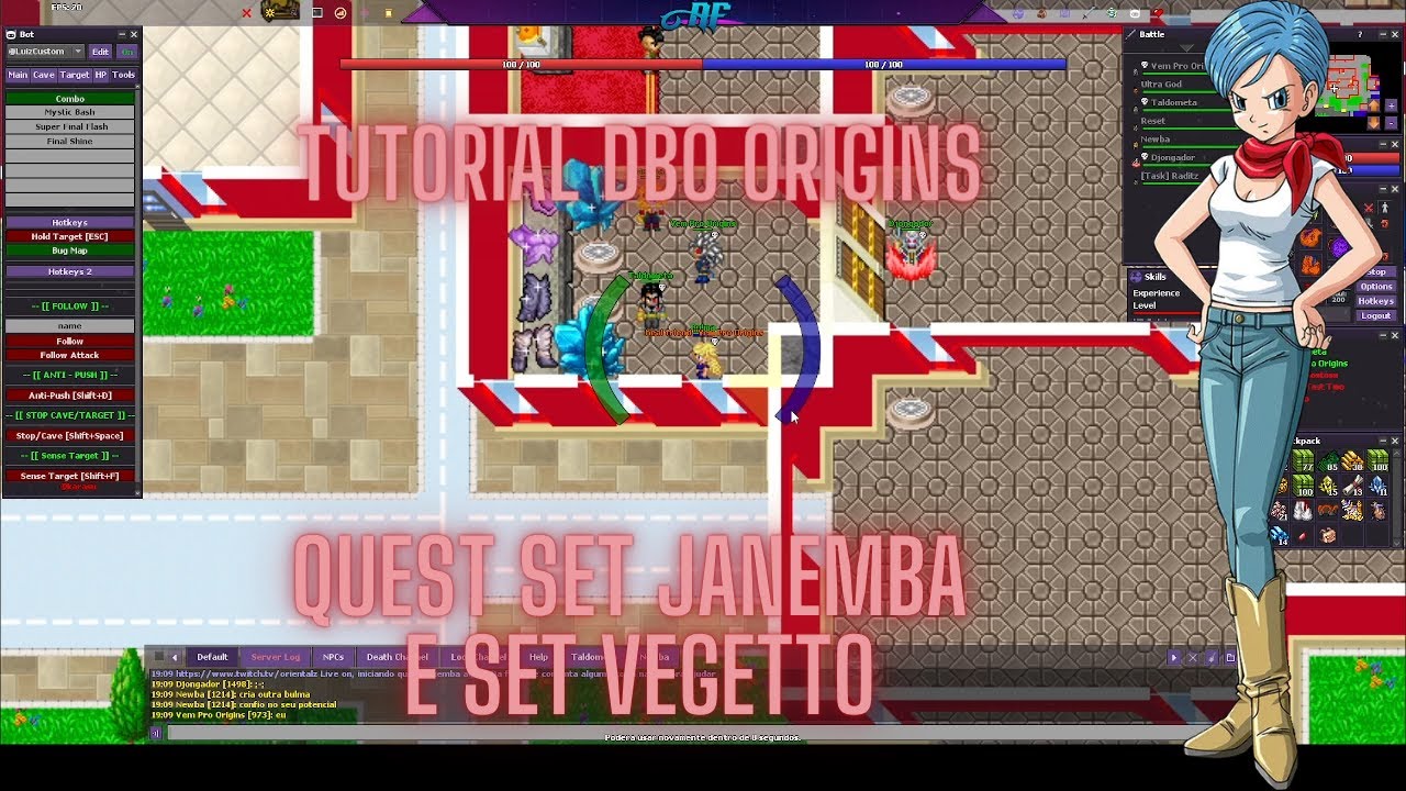 Quest Set Janemba e Vegetto🔥Tutorial DBO Origins Pt.6🔥 tibia,nto,novo server dbo,ndbo,2023 ...