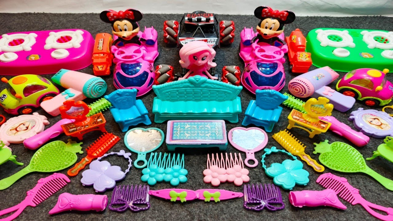 7 Minutes Satisfying with Unboxing Princess Dolls, Toys Set, Swing ...