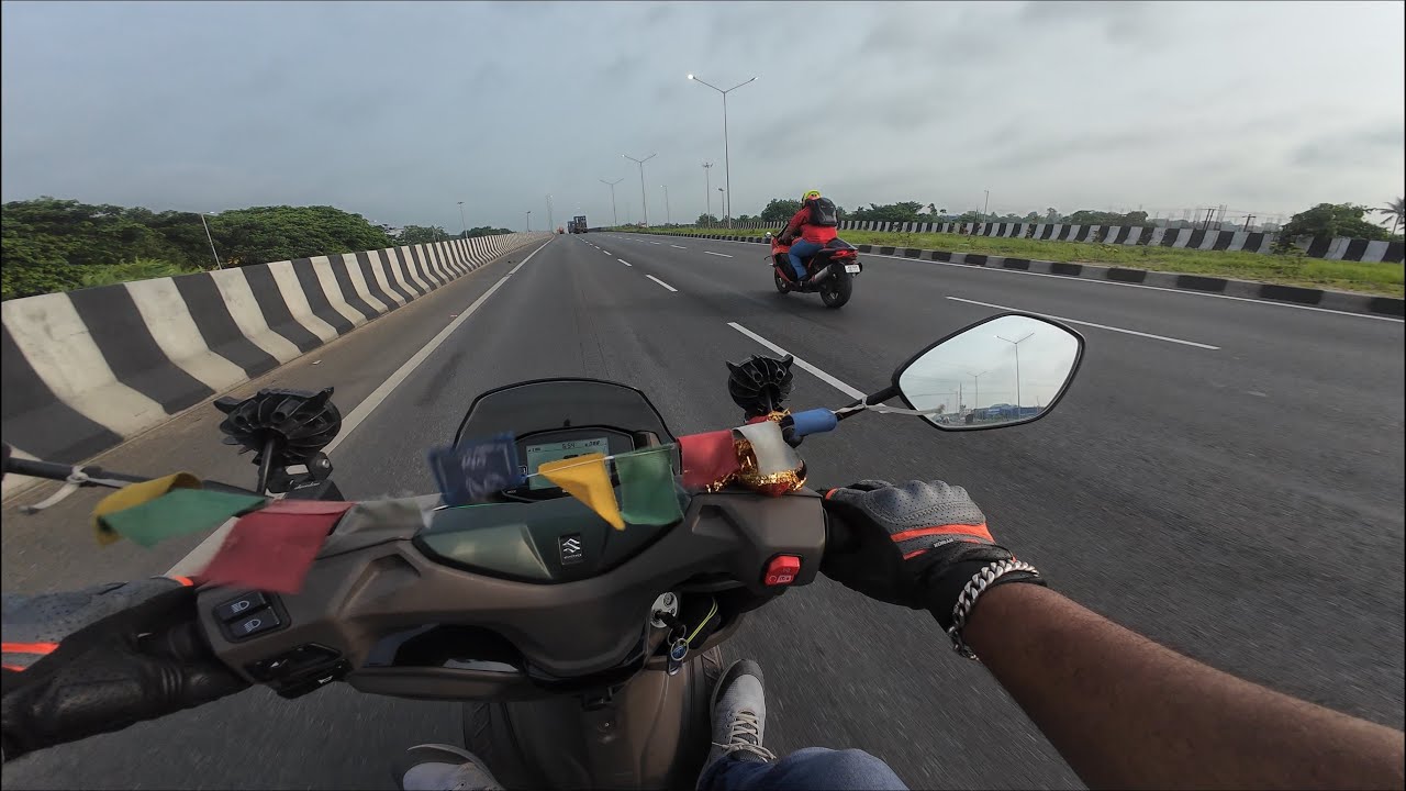 SUZUKI BURGMAN E20 HIGHWAY MILEAGE TEST | MOTO VLOG ON DJI OSMOACTION 4 ...